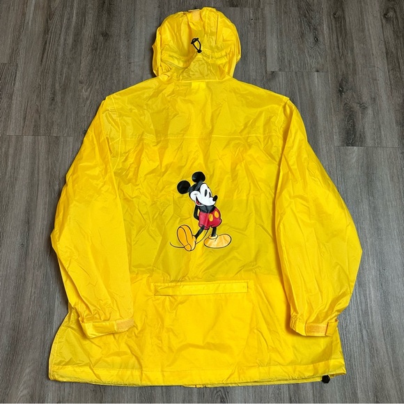 Disney | Jackets & Coats | Vintage Disney Mickey Mouse Yellow Zip Up ...